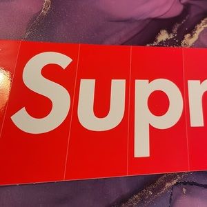 Supreme | Accessories | Authentic Supreme Letter Cut Out Sticker Decal ...